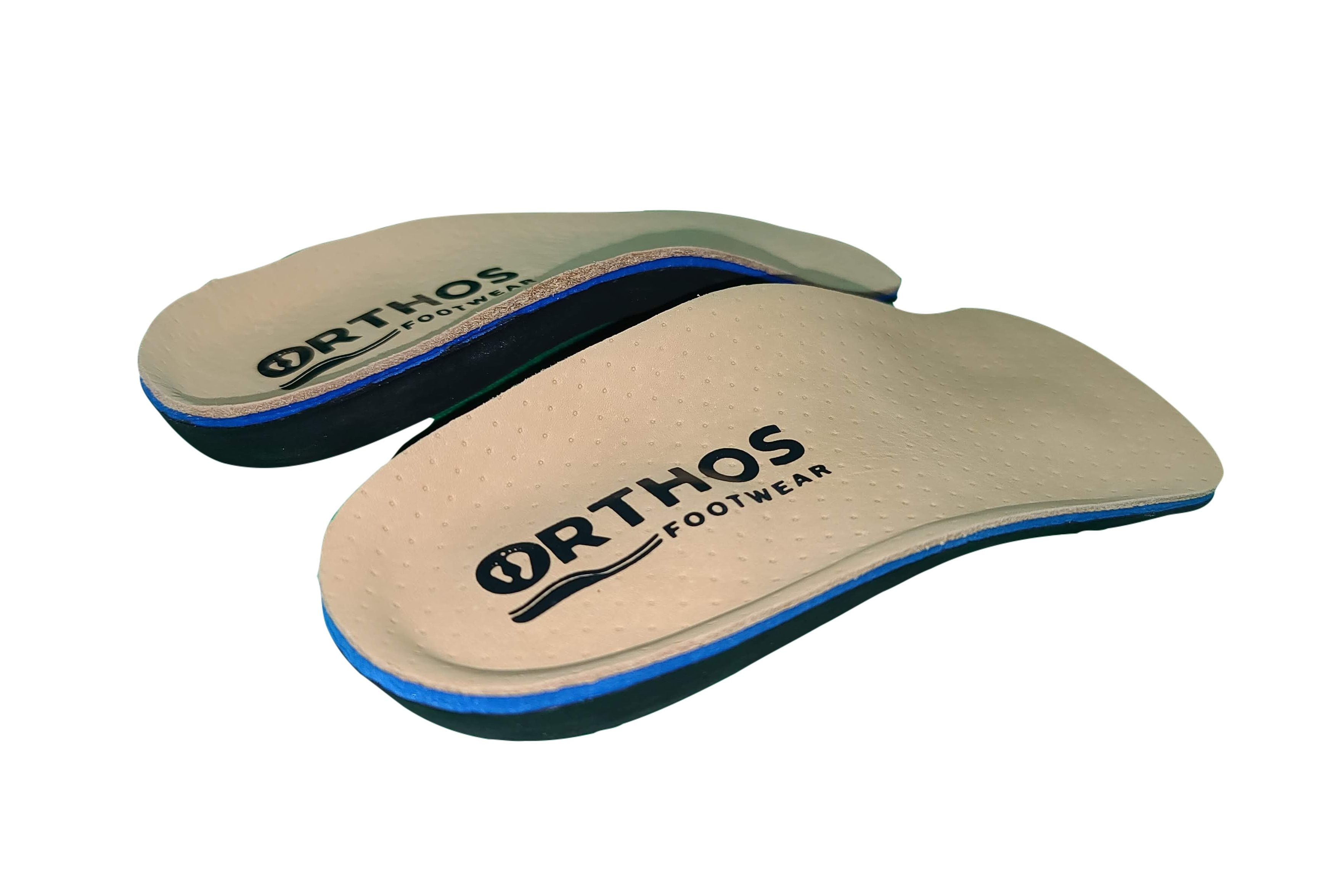 ORTHOS Footwear Orthotic Insoles 3/4 Length for Tight-Fitting Shoes ...
