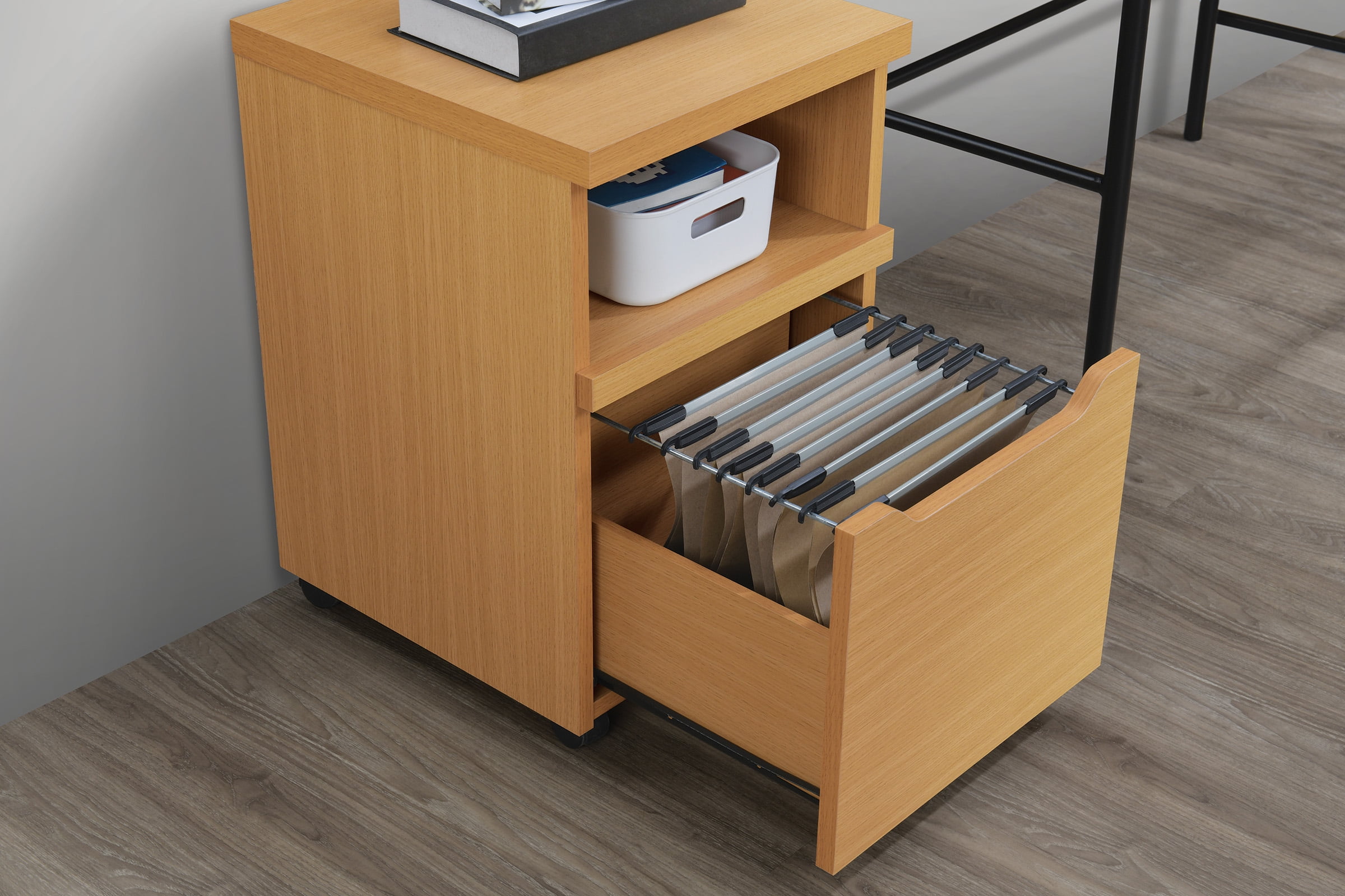 OS Home and Office Furniture Model EN2416RF-NTD One Drawer Roll About ...