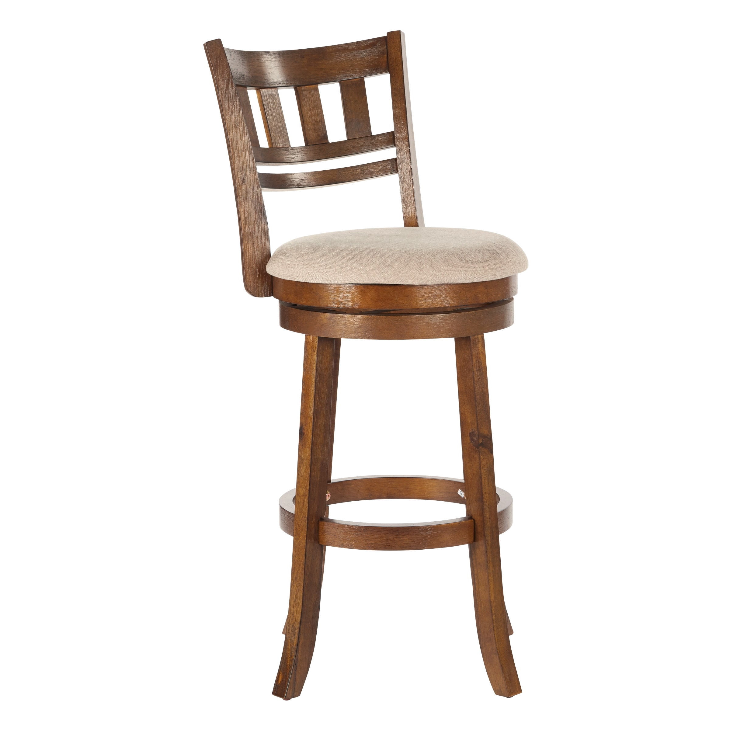 OS Home and Office Furniture Model Swivel Stool 30" with Slatted Back ...