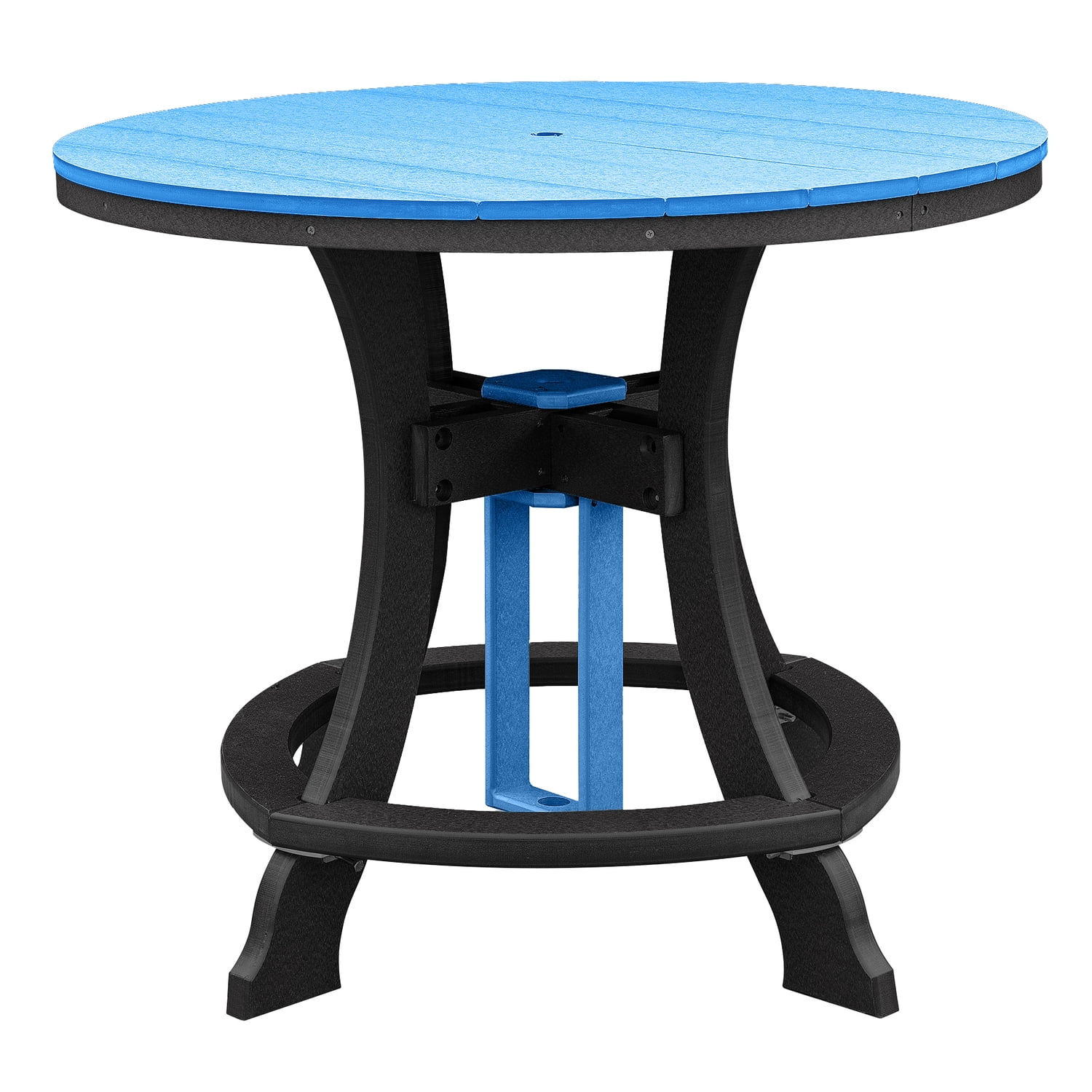 OS Home and Office 44R-C-BBK Counter Height Round Table - Walmart.com