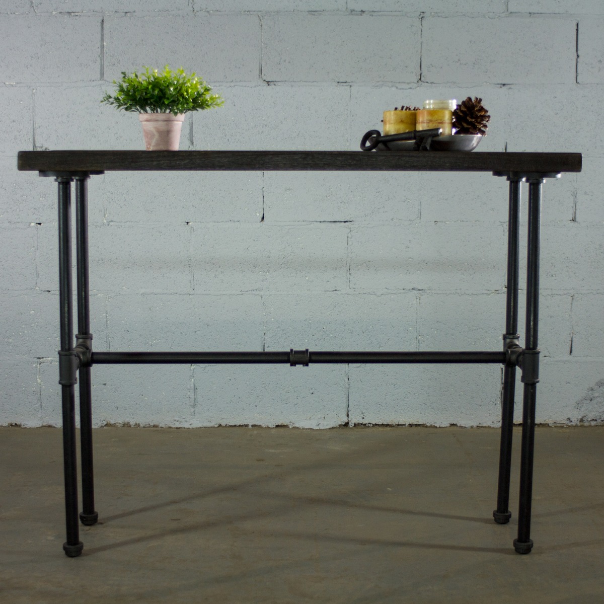OS Home and Office Model PST-BS Industrial pipe console sofa hall-table ...