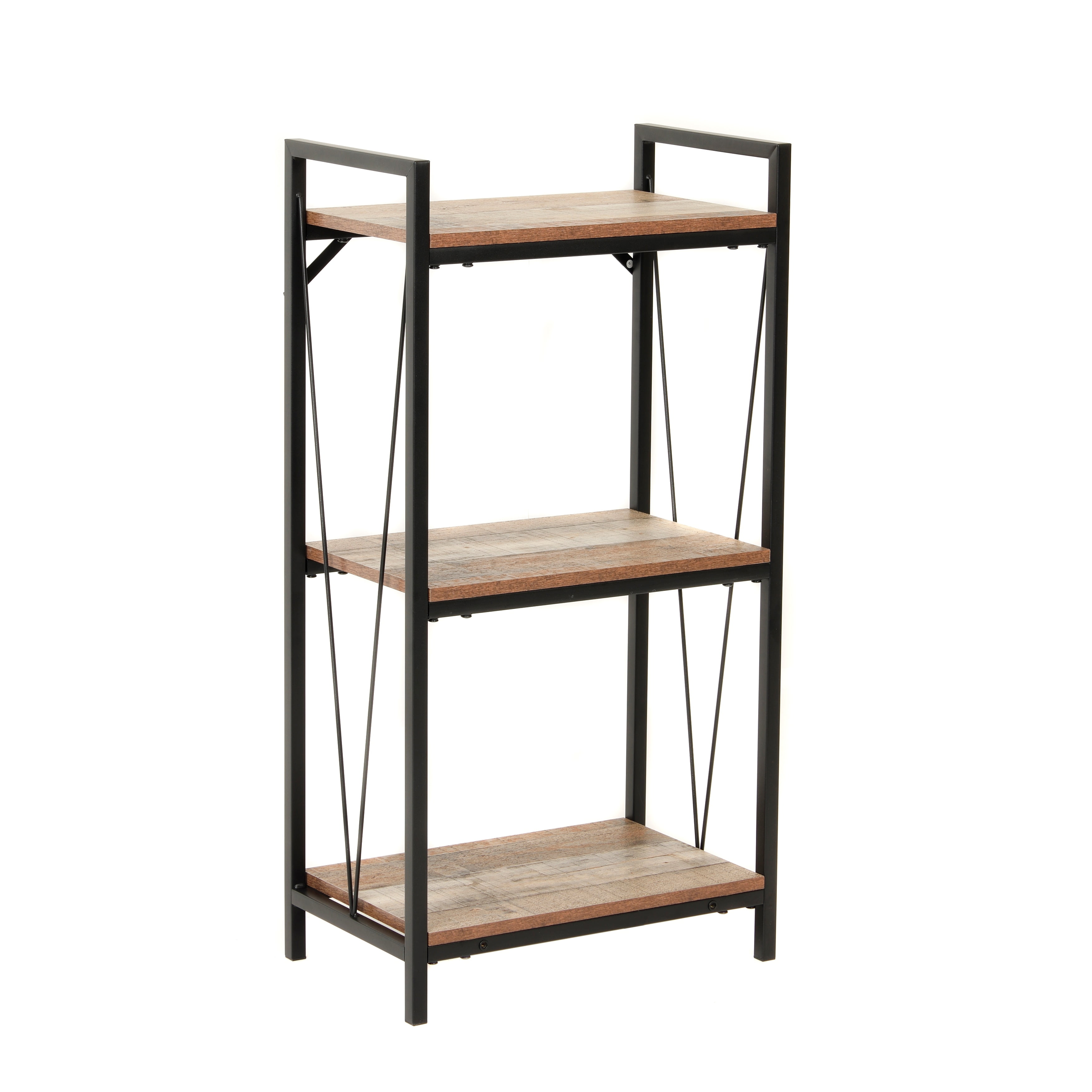 OS Home and Office Mountain Ridge Model Three Shelf Bookcase with ...
