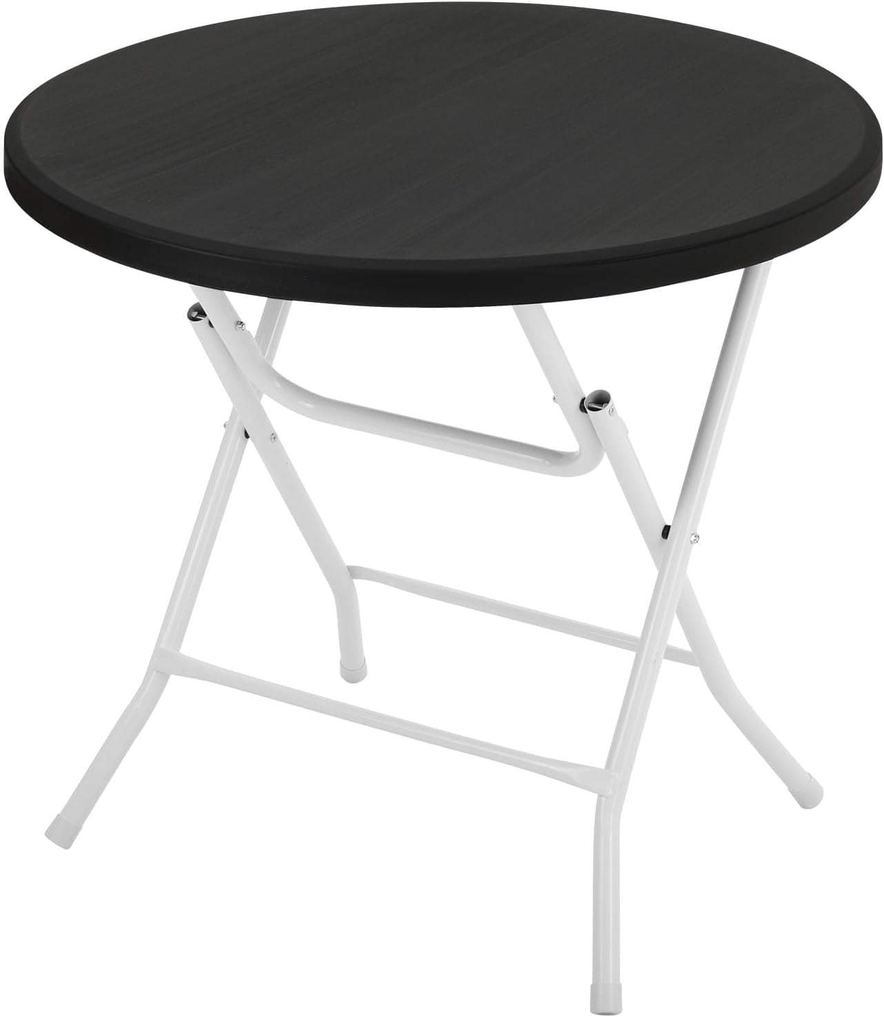OS MOTOR 31.5 Inch Round Folding Table with Carry Handle, Portable ...