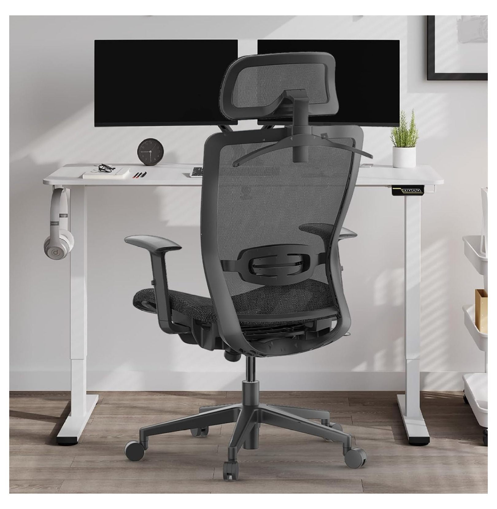 OS3 Big and Tall Executive Office Chair Height Adjustable Mesh Computer ...