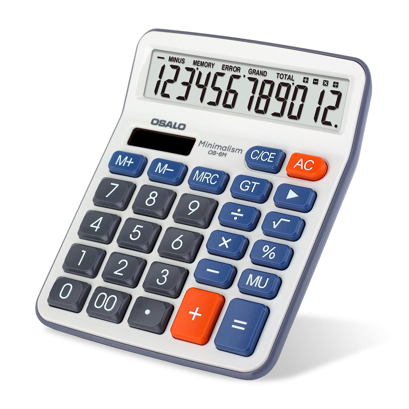 CANON 8508A013 KS1200TS Solar & Battery-Powered 12-Digit Calculator ...