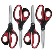 LIVINGO Fabric Scissors, 2 Pack Professional Titanium Sharp Heavy Duty ...