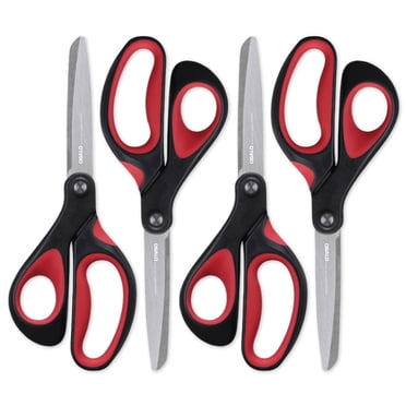 JAM Paper Multi Purpose Precision Scissors, Purple, 1/Pack, 8 inch ...