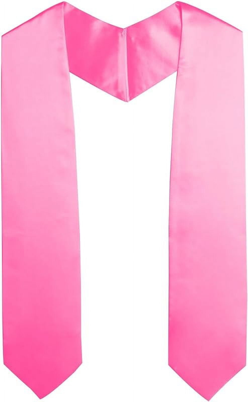 OSBO GradSeason Unisex Adult Plain Graduation Stole for Academic Commencements, 60'' long ...