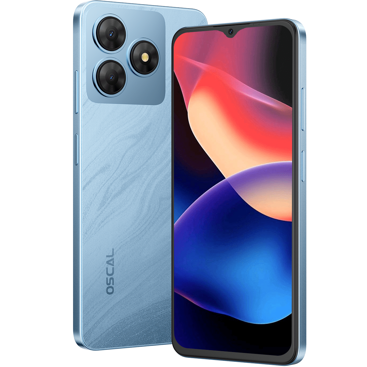 OSCAL Unlocked Cell Phones 6GB(2+4)GB RAM 64GB ROM Unlocked Smartphone 4G LTE Dual SIM 3 Card ...