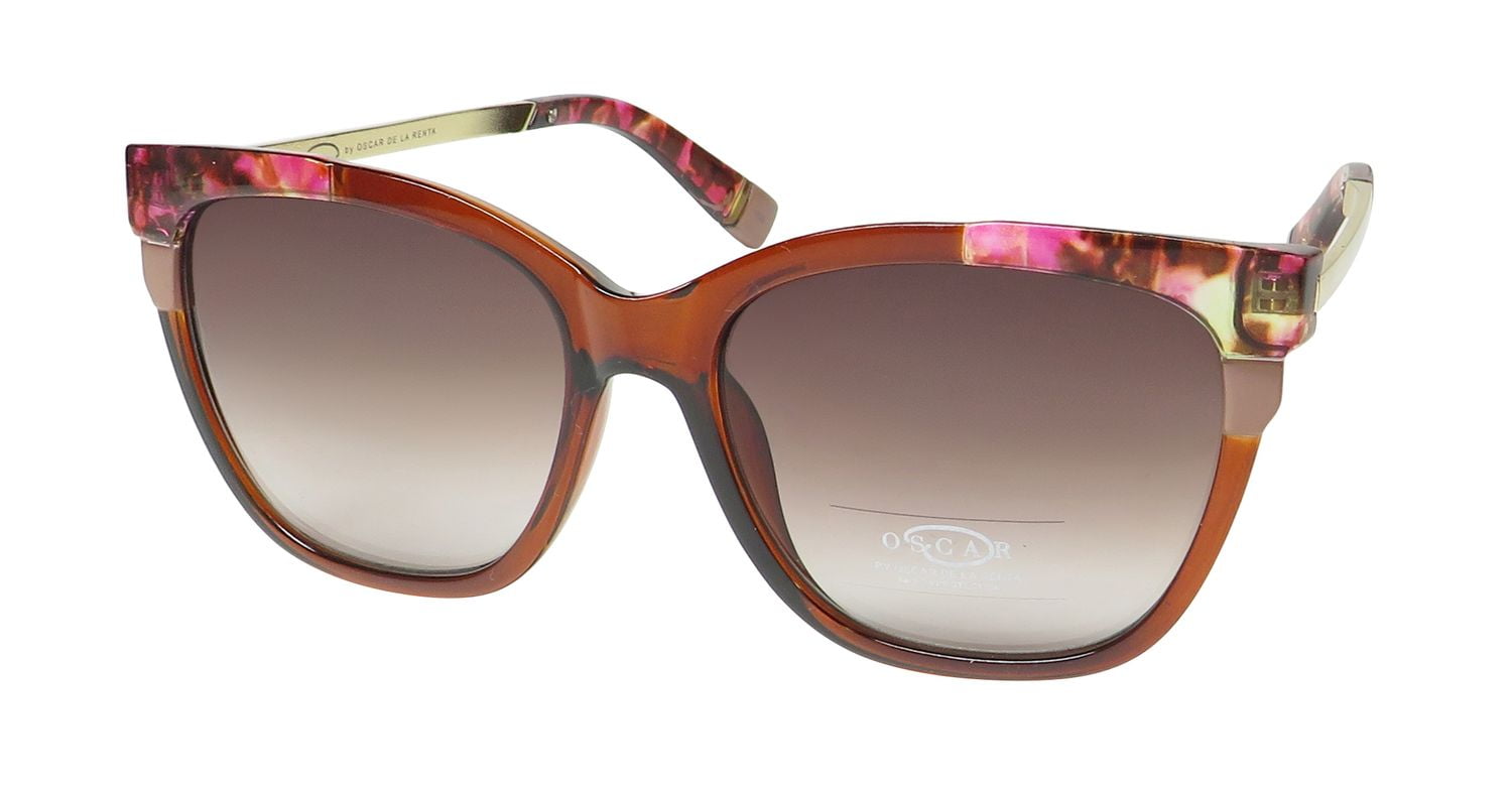 OSCAR DE LA RENTA OSCAR 1368 CAT EYE SUNGLASSES 100% UV/UVB PROTECTION ...