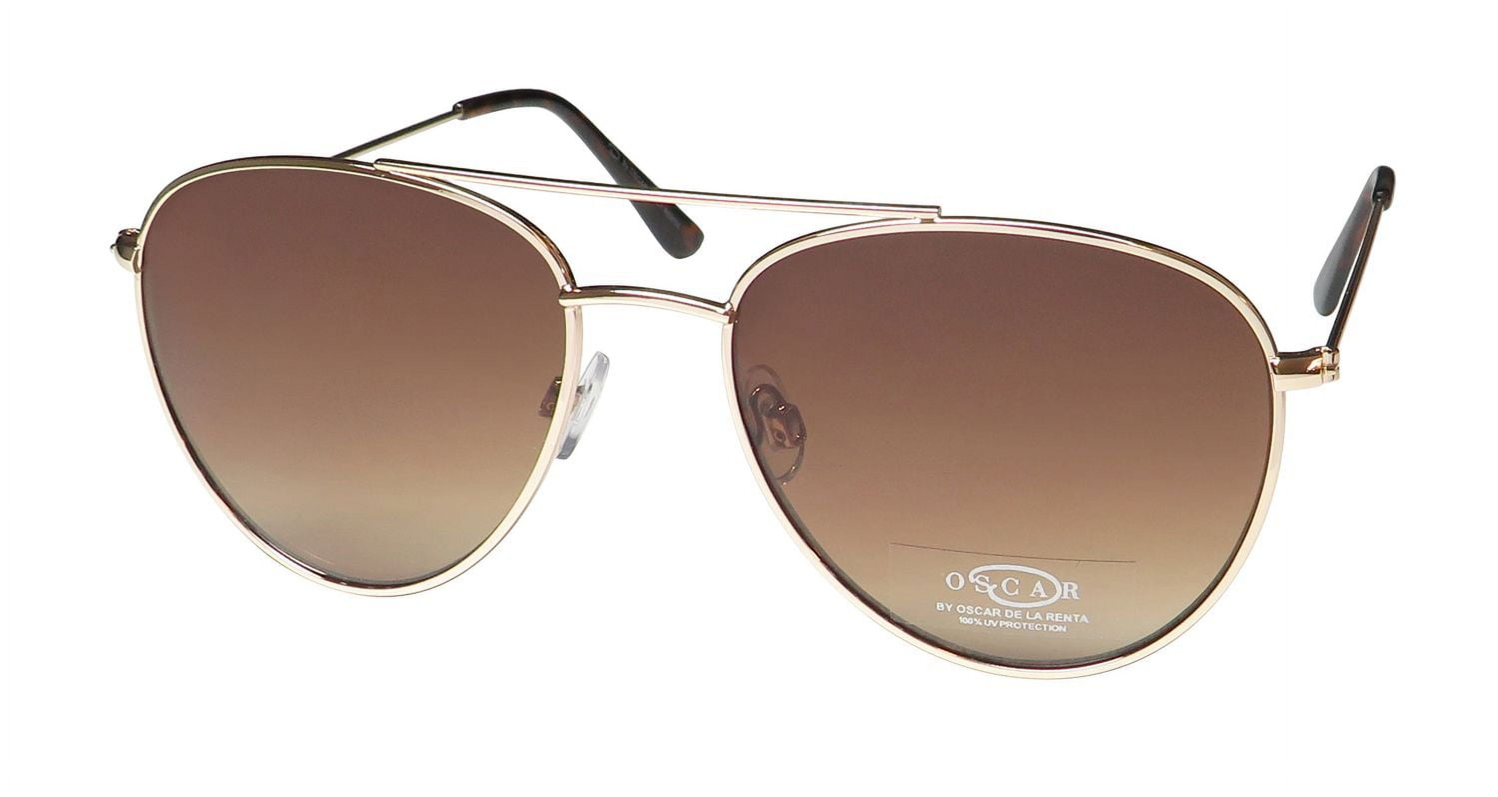 OSCAR DE LA RENTA OSCAR 3110 PILOT SHAPE 100% UV/UVB PROTECTION RETRO ...