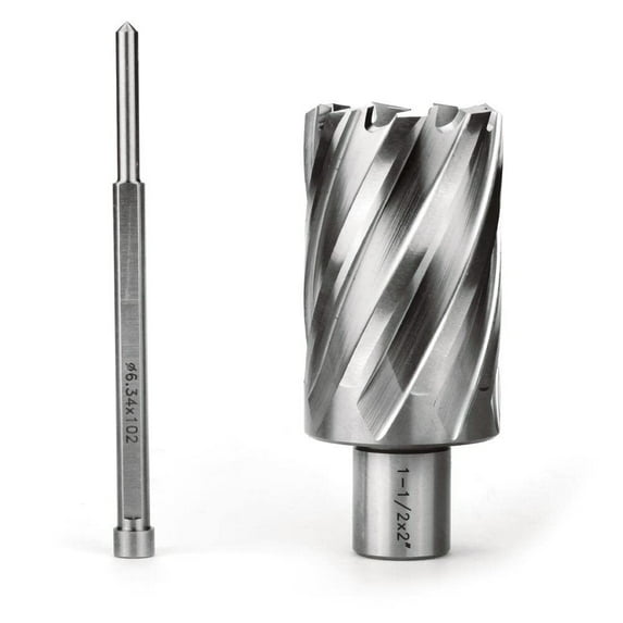 OSCARBIDE Annular Cutter 1-1/2 Inch Cutting Diameter 2 Inch Depth of ...