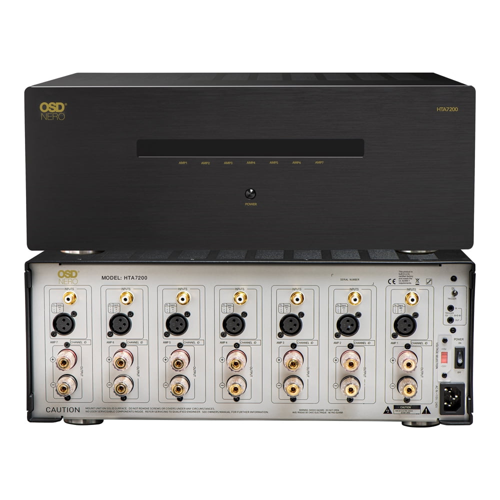 OSD Nero HTA7200 Multi Channel (7X) 210W/Ch Home Theater Amplifier ...