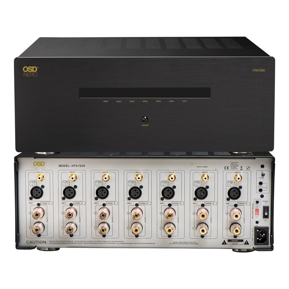 OSD Nero HTA7200 Multi Channel (7X) 210W/Ch Home Theater Amplifier ...