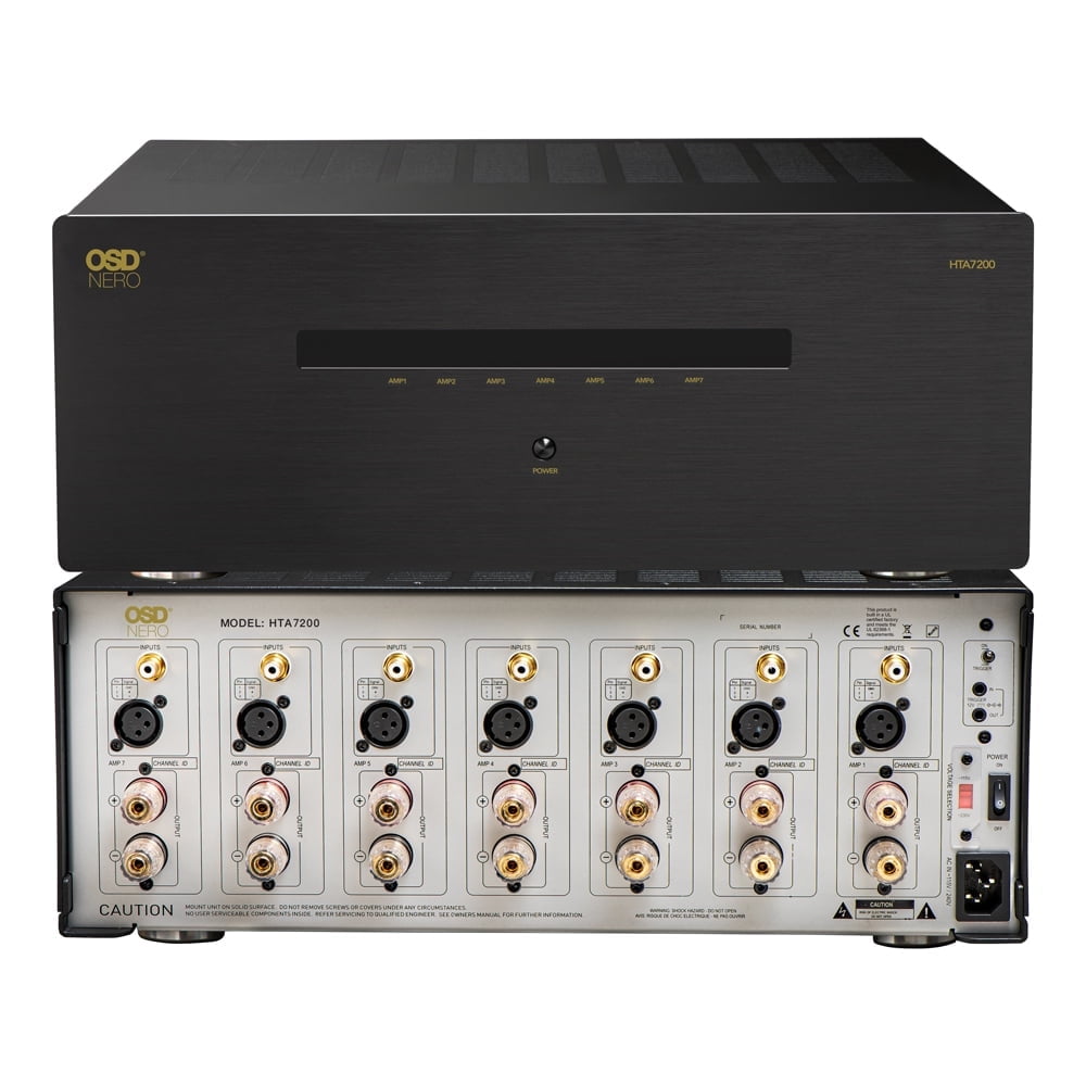 OSD Nero HTA7200 Multi Channel (7X) 210W/Ch Home Theater Amplifier ...