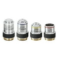 OSEELANG Microscope Objective Lens 4X 10X 20X 40X 100X 185 Achromatic ...