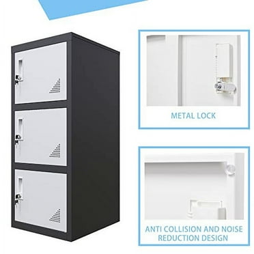 BENTISM 9 Doors Metal Locker Metal Storage Cabinet Locker Employees ...