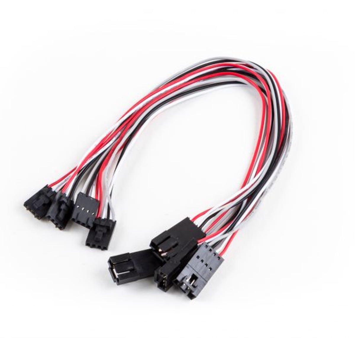 OSEPP Male-to-Female 4-Pin I2C Connector Cable - 8in (4 pack) - Walmart.com