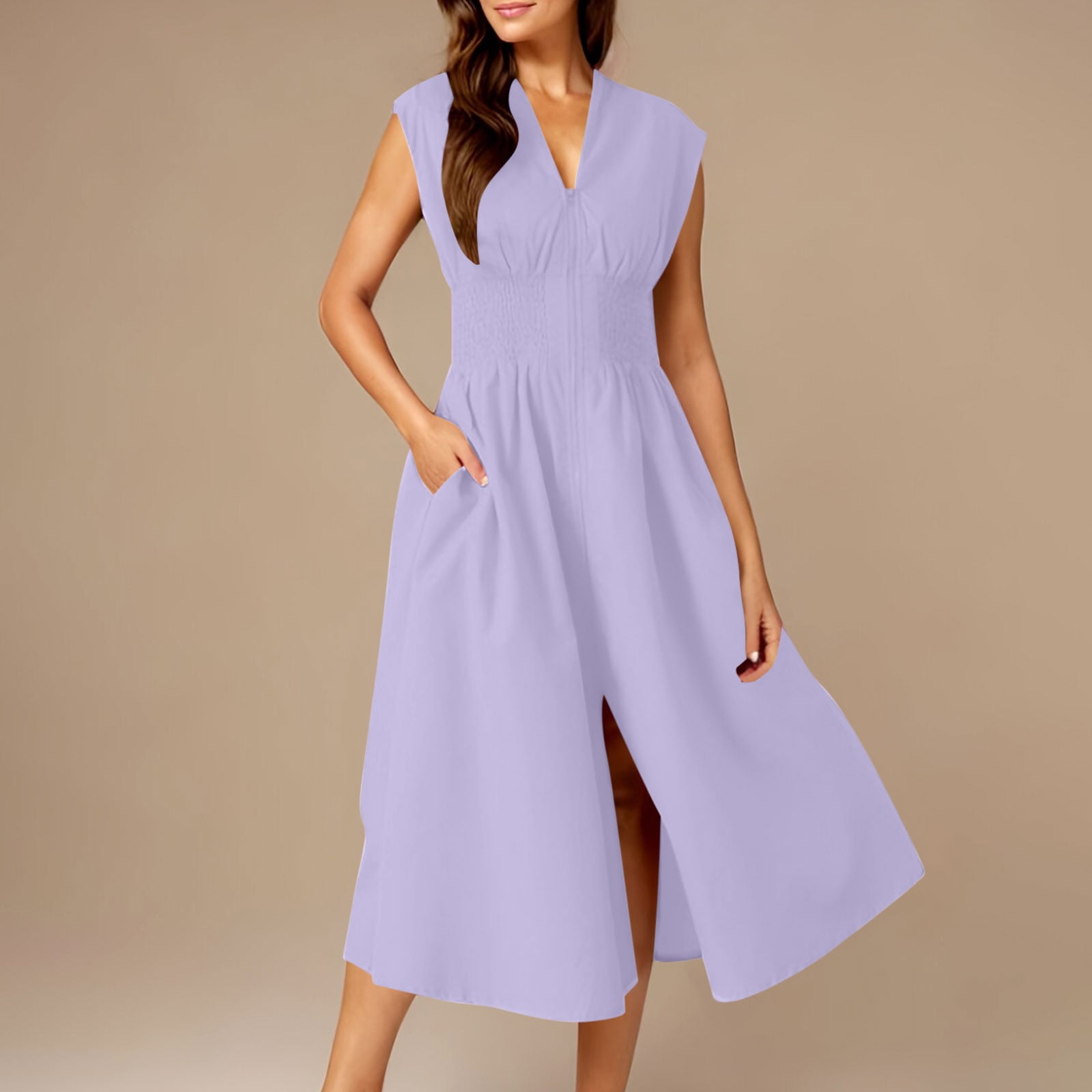 OSFVNOXV Cocktail Dress for Women 2025 New Trendy Formal Casual Maxi ...