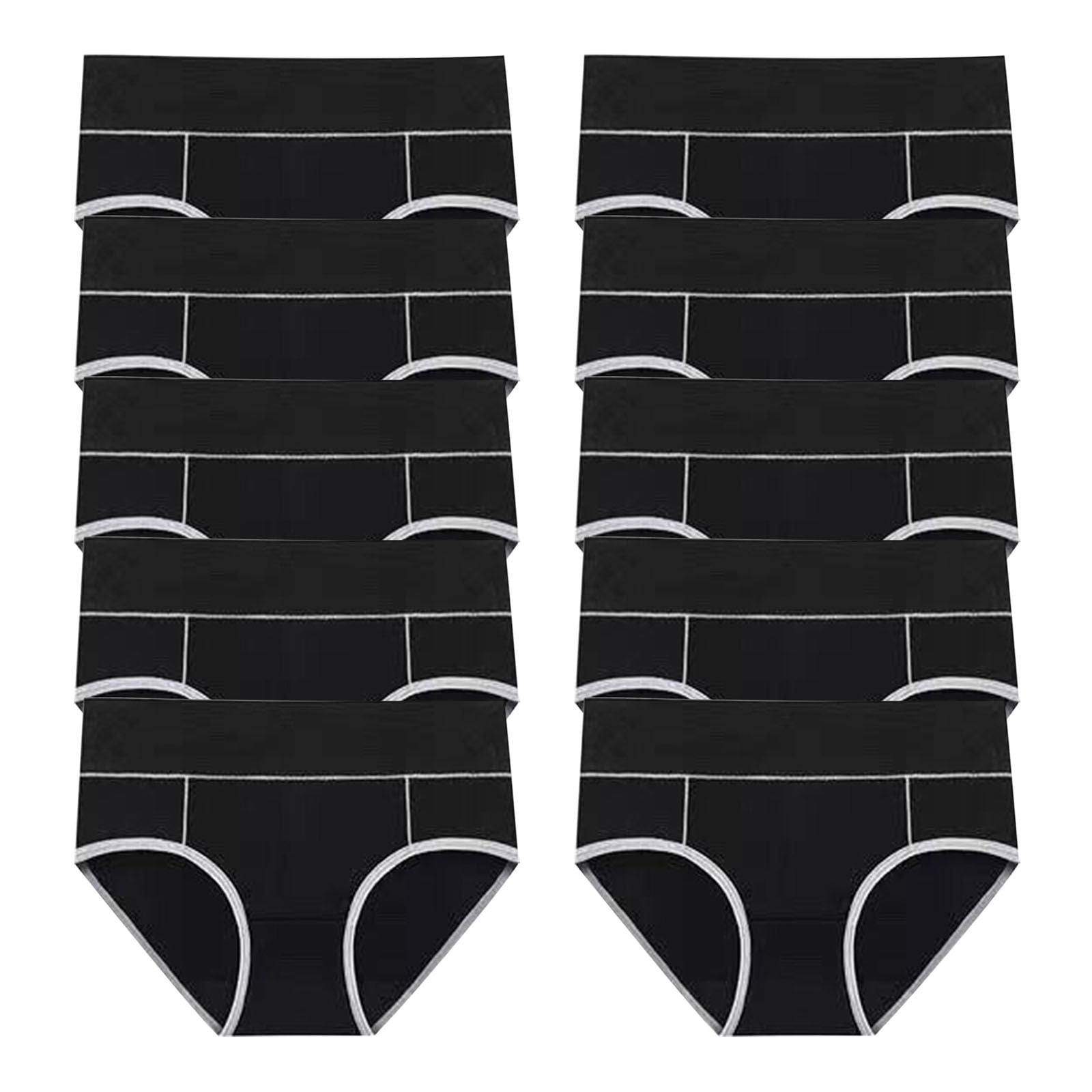 OSFVNOXV Womens Cotton Brief Underwear Seamless Cotton Underwear 10 ...