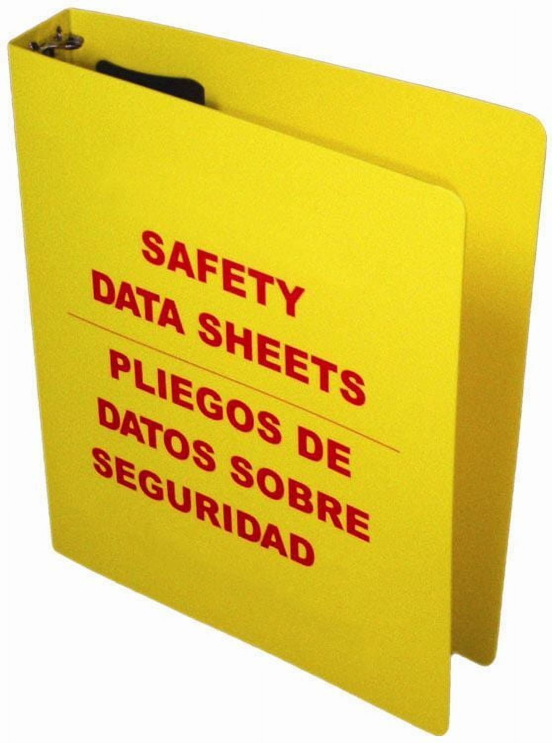 OSHA Bilingual Budget RTK Center 3" SDS Binder & Wire Rack (MSDS Binder ...