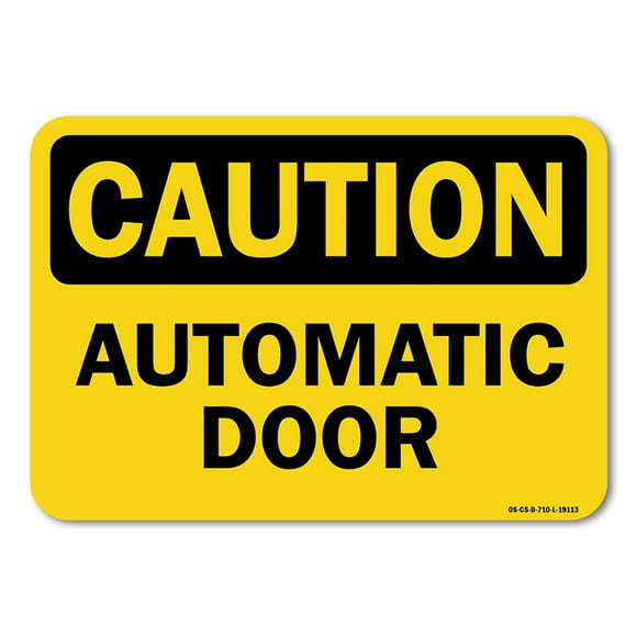 Automatic Door Sign
