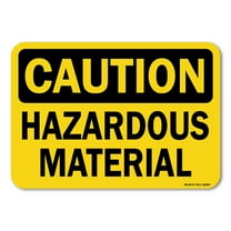 OSHA SAFETY FIRST Sign - Hazardous Material Check MSDS Before | Decal ...