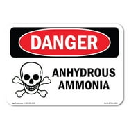 OSHA WARNING Sign - Horn Or Light Indicates A Refrigerant Or | Decal ...