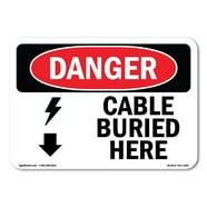 SignMission OS-DS-A-1218-L-2320 12 x 18 in. OSHA Danger Sign ...