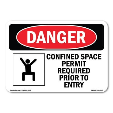 OSHA SECURITY NOTICE Sign - Restricted Area Authorized | Aluminum Sign ...