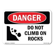 OSHA Danger Sign - Keep Clear Of Swing Radius Of Cranes | Aluminum Sign ...