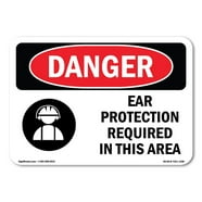OSHA SECURITY NOTICE Sign - Restricted Area Authorized | Aluminum Sign ...