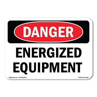 SignMission OS-DS-A-1218-L-2320 12 x 18 in. OSHA Danger Sign ...