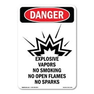 OSHA SAFETY FIRST Sign - Ethylene Oxide Cancer Hazard And Reproductive ...