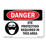 SignMission OS-DS-A-1218-L-2320 12 x 18 in. OSHA Danger Sign ...