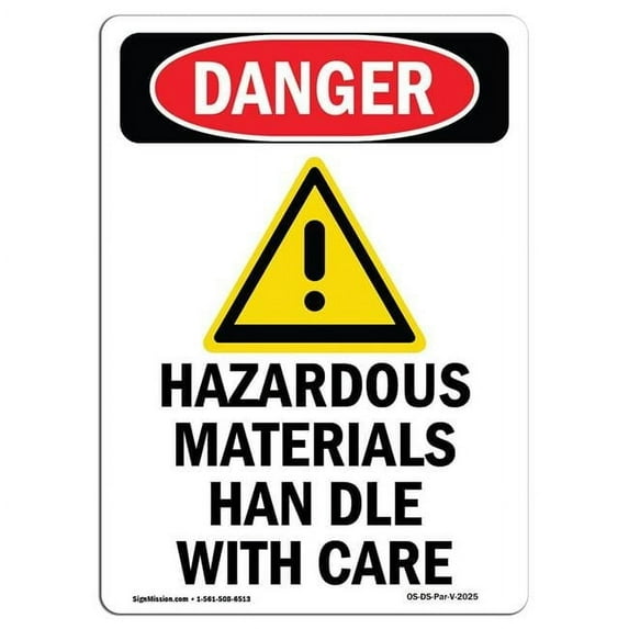 OSHA Danger Sign - GHS Hazardous Materials - Walmart.com