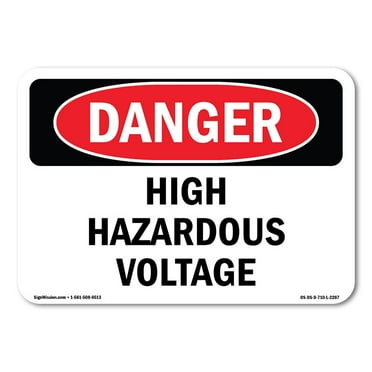 OSHA WARNING Sign - Maximum Available Fault Current____Amps | Aluminum ...