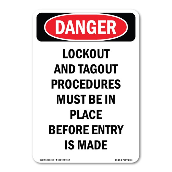 Osha Lockout Tagout Procedures