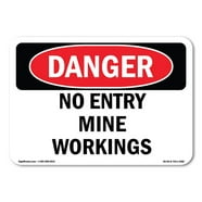 SignMission OS-WS-A-1218-L-11985 12 x 18 in. OSHA Warning Sign ...