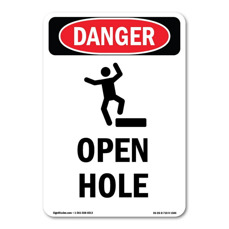 Construction Hole Cover Signs