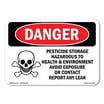 OSHA Danger Sign - Asphyxiation Hazard Instrument | Aluminum Sign ...