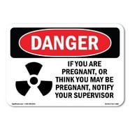 OSHA SAFETY FIRST Sign - Ethylene Oxide Cancer Hazard And Reproductive ...