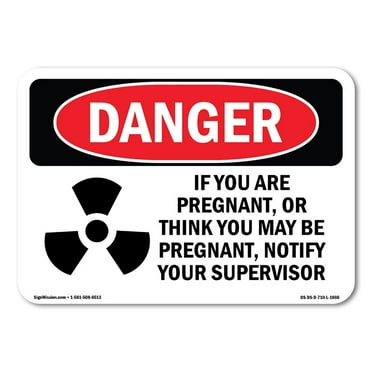 OSHA SAFETY FIRST Sign - Ethylene Oxide Cancer Hazard And Reproductive ...