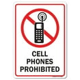 OSHA Decal - Cell Phones Prohibited | Decal | Protect Your Business ...