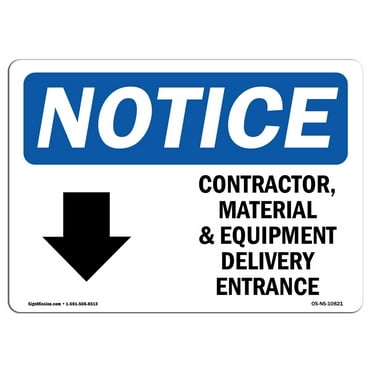 SignMission OS-NS-A-1218-V-15943 12 x 18 in. OSHA Notice Sign - Maximum ...