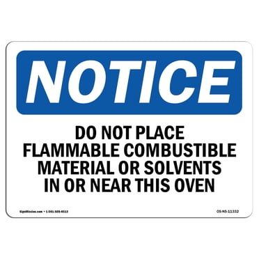 SignMission OS-NS-A-1218-L-15062 12 x 18 in. OSHA Notice Sign - Non ...