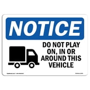 OSHA Notice Sign - Do Not Allow Reclaimed Water Sign With Symbol ...