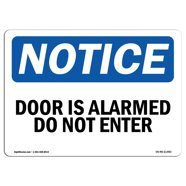 OSHA Notice Signs - Please Ring Door Bell For Service Sign With Symbol ...