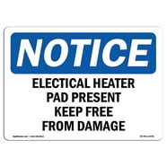 OSHA Notice Sign - Gas Shutoff Furnaces And Water Heaters | Aluminum ...