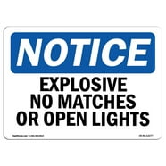 SignMission OS-NS-A-710-V-14884 7 x 10 in. OSHA Notice Sign - No ...